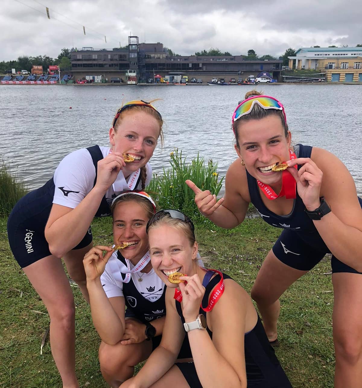 St Cross student Julia Lindsay’s rowing pair win gold medals at BUCS ...